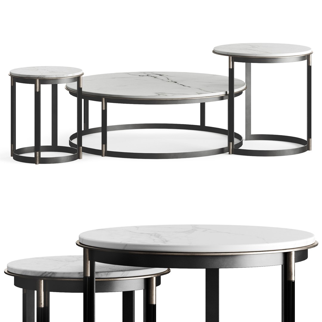 Laskasas Lyssa Coffee Table 3D - TurboSquid 1903866