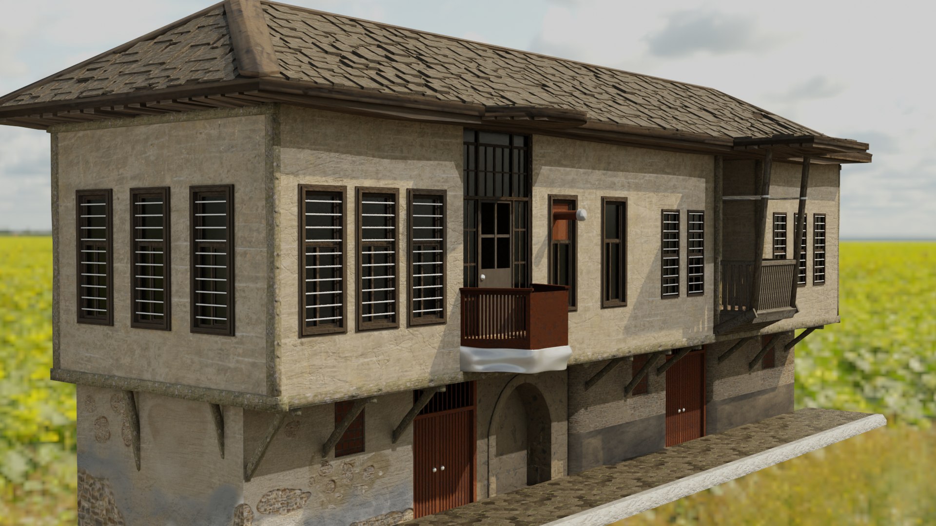 Old House 3D Model - TurboSquid 1556804