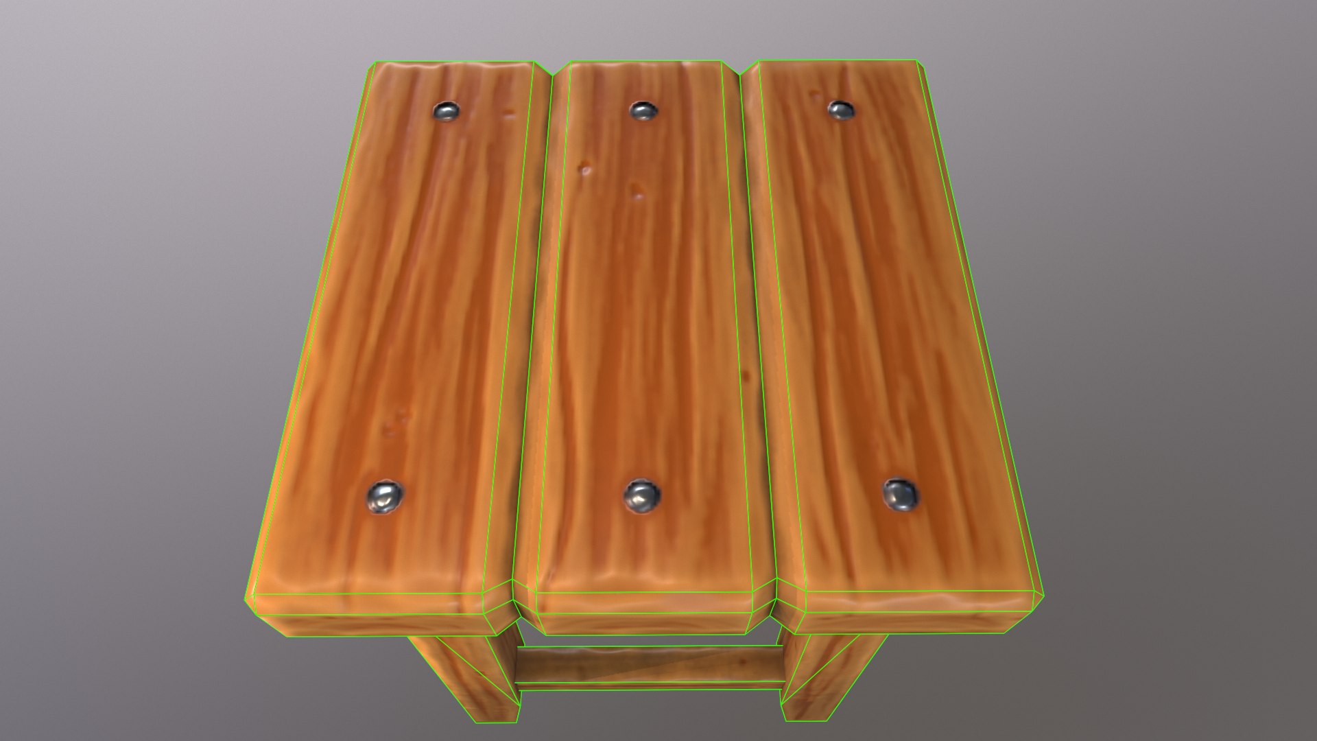 3D Stylized Medieval Stool - TurboSquid 1974021