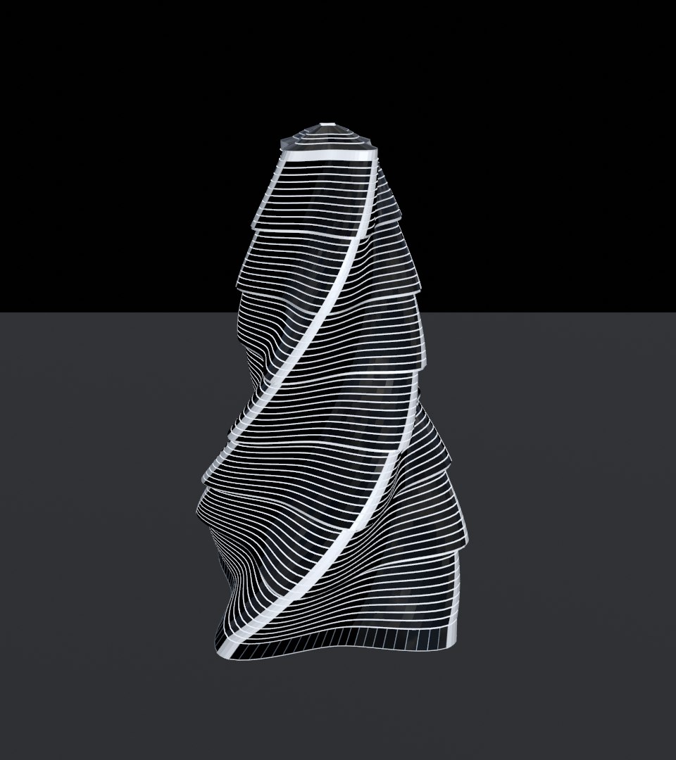 Skyscraper Twisted 3D - TurboSquid 1821947