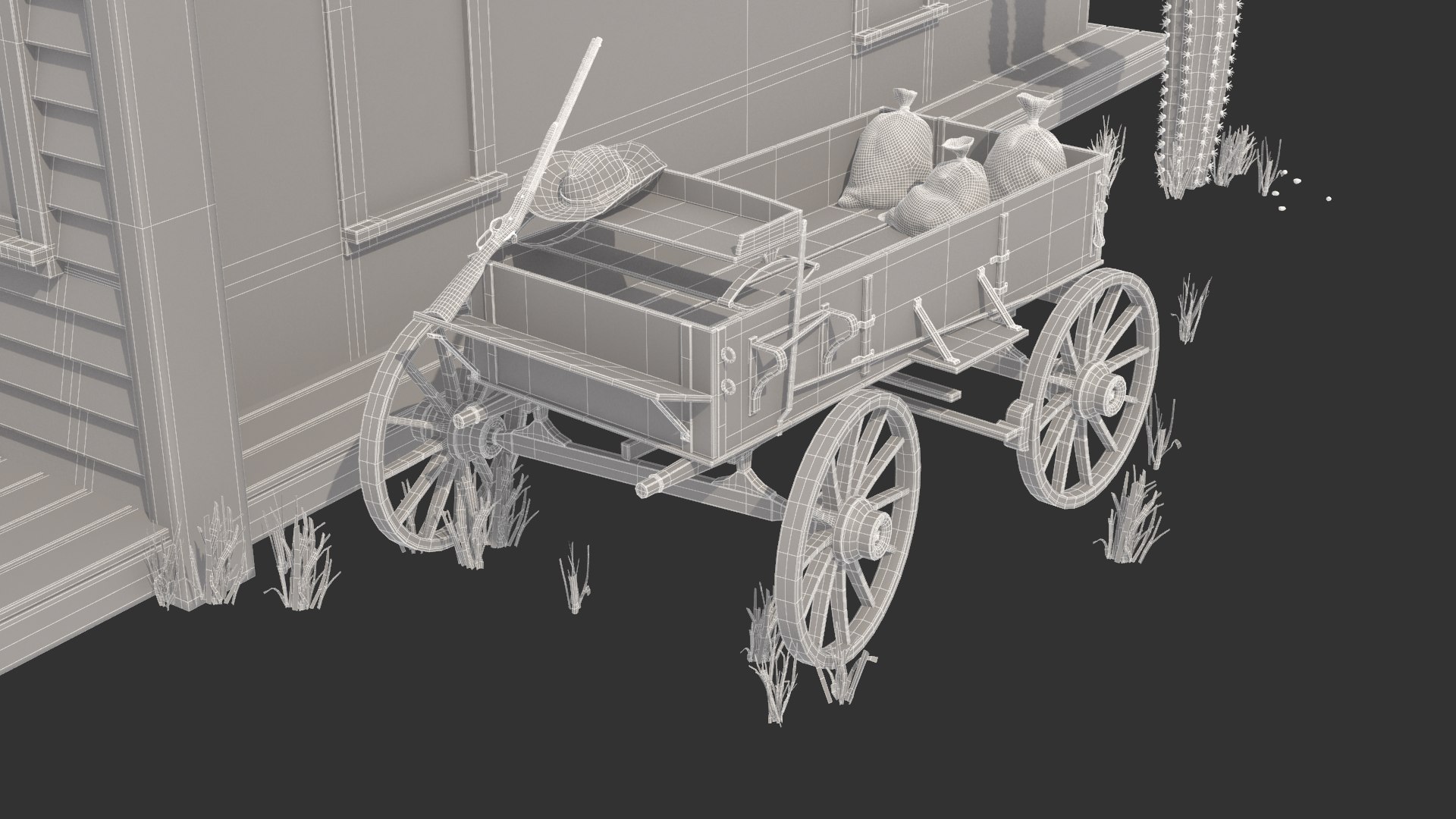 Cowboy Town Collection Medium 3D model - TurboSquid 2135852