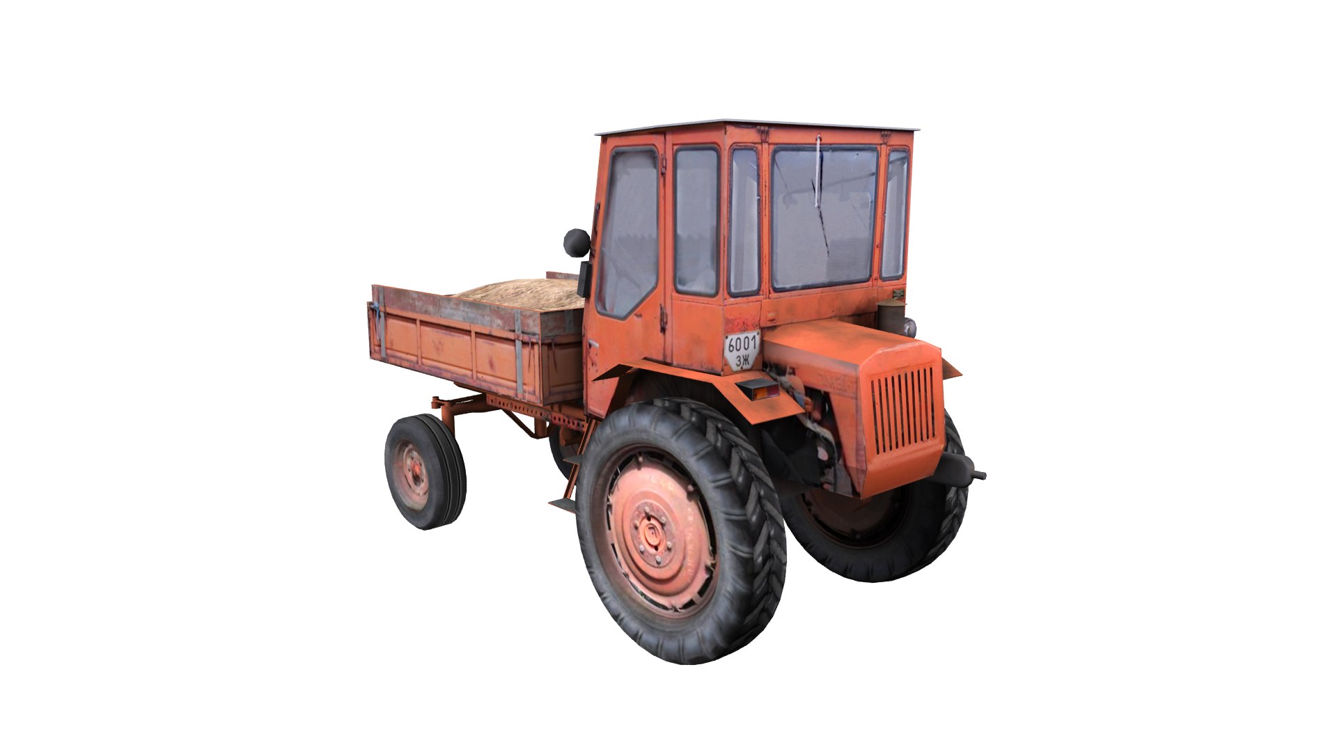 3D USSR T-16 Tractor Model - TurboSquid 1797643