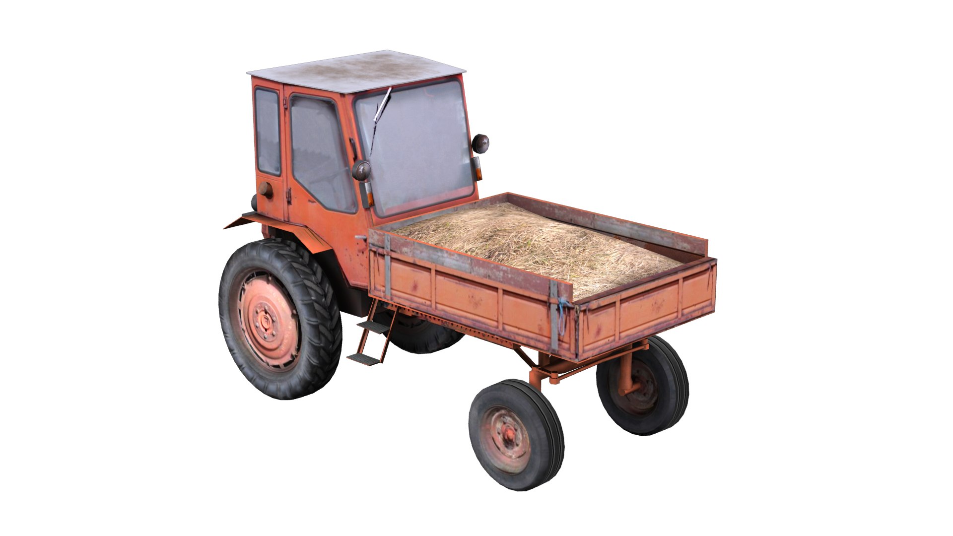 3D USSR T-16 Tractor Model - TurboSquid 1797643