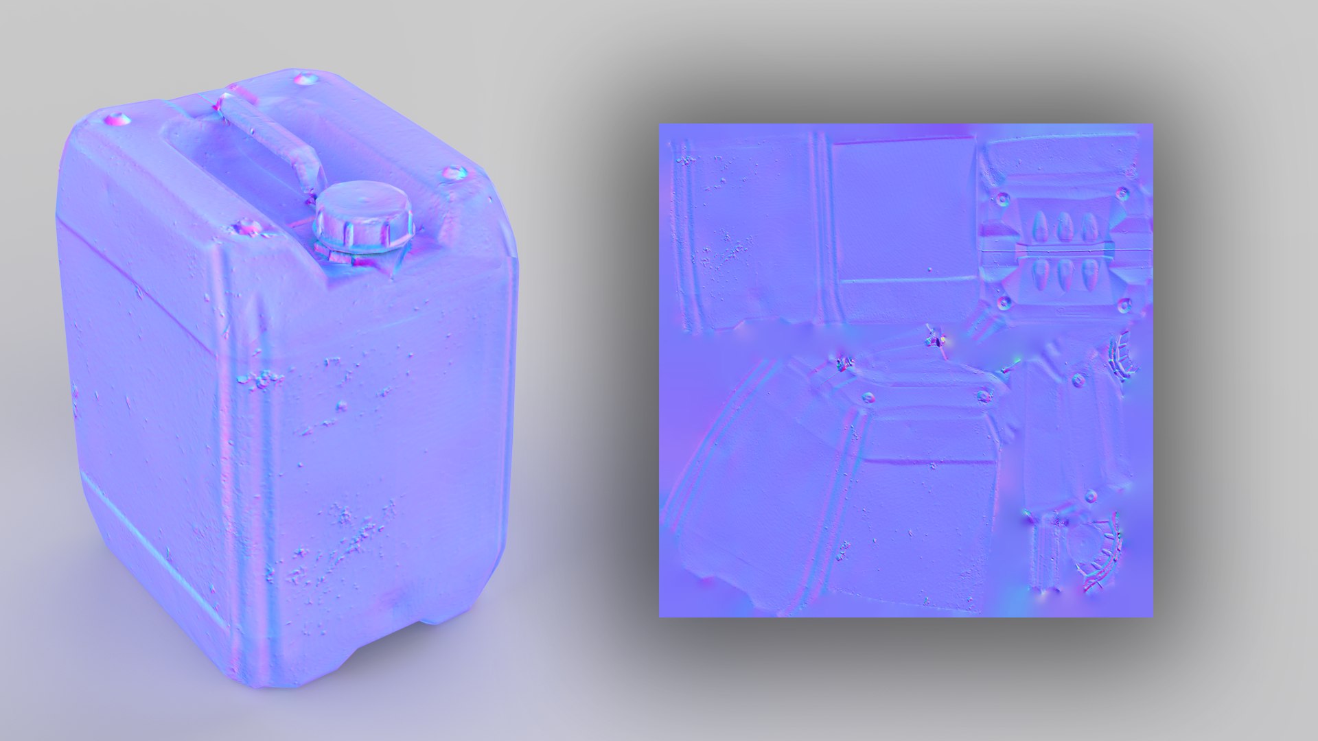 Plastic White Jerrycan Scan Red Cap Model - TurboSquid 2114811