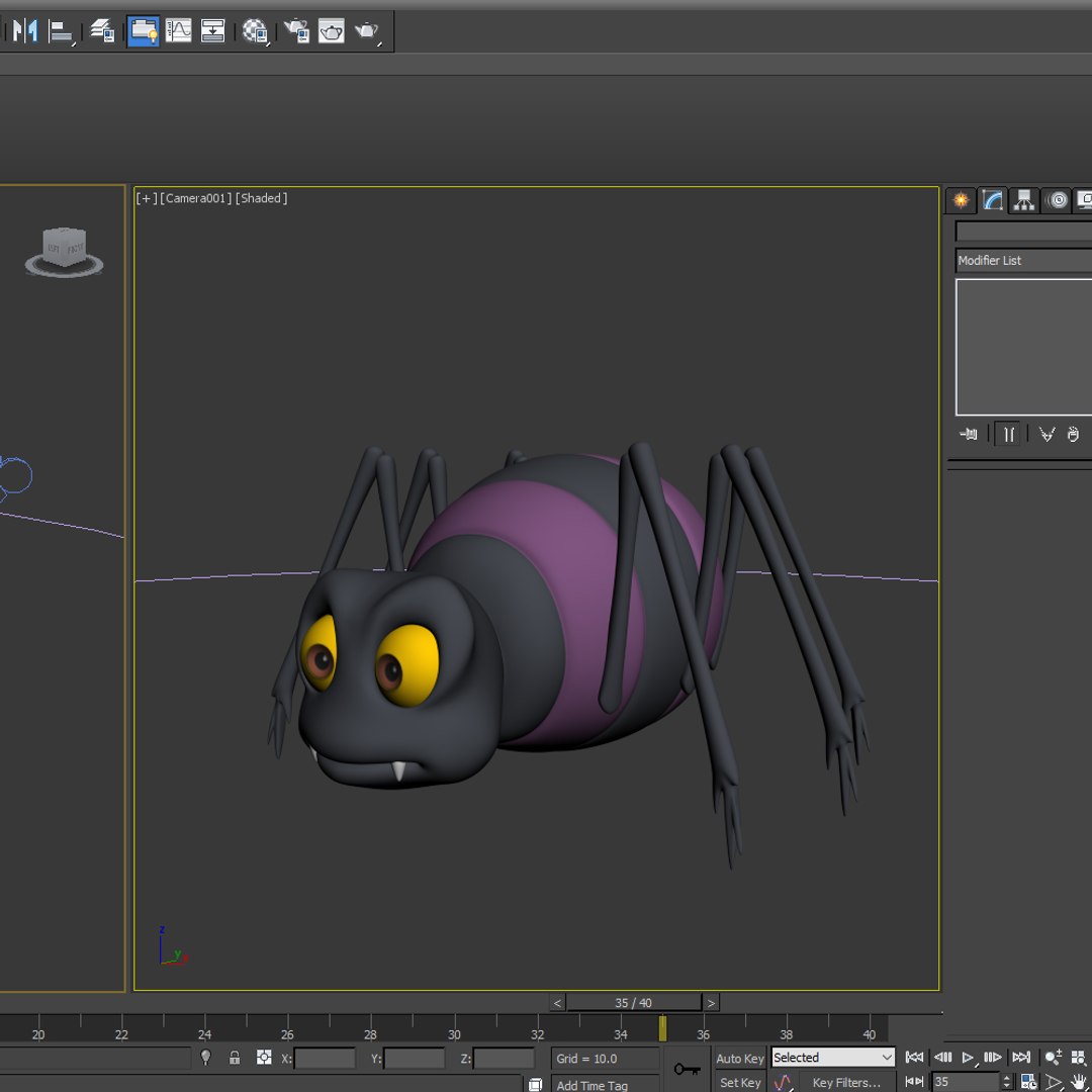 Spider Cartoon 3D Model - TurboSquid 1630058