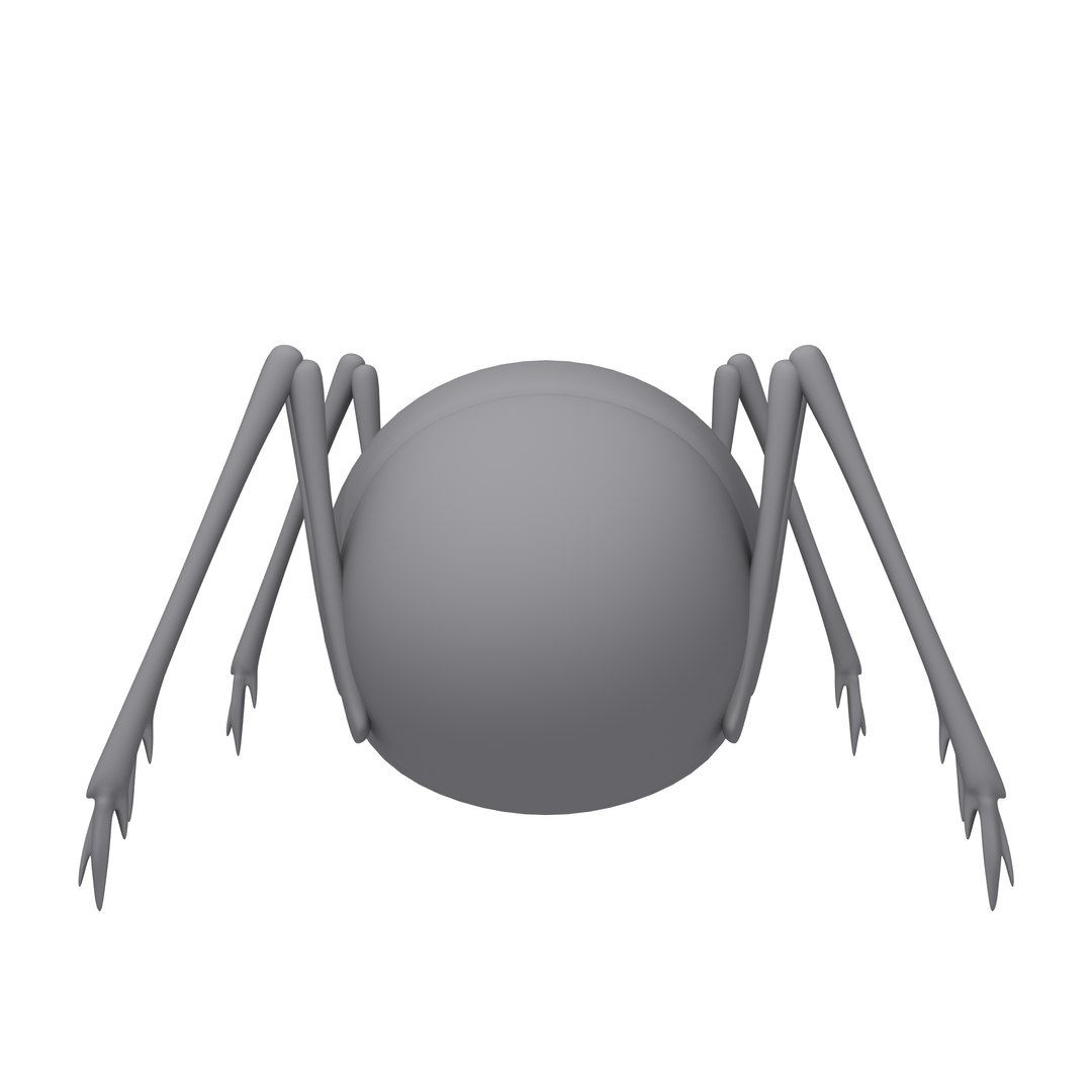 Spider Cartoon 3D Model - TurboSquid 1630058
