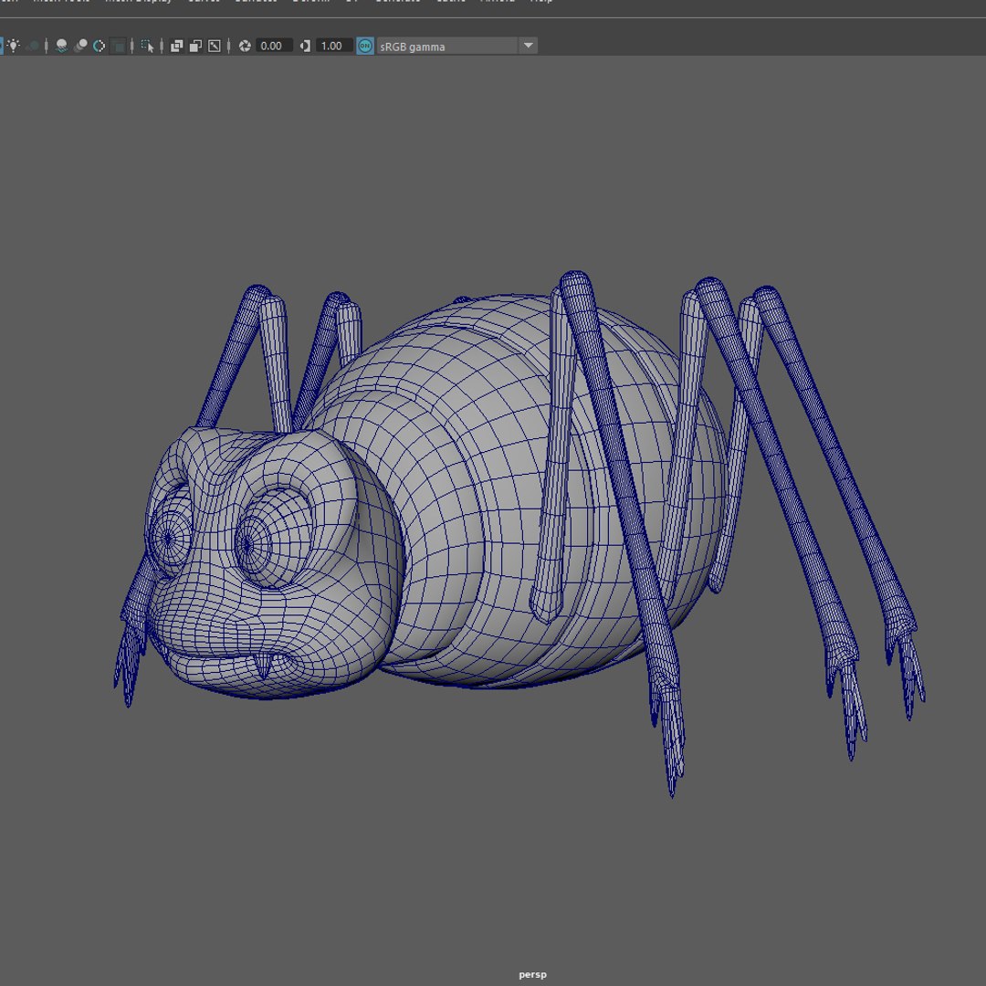 Spider Cartoon 3D Model - TurboSquid 1630058