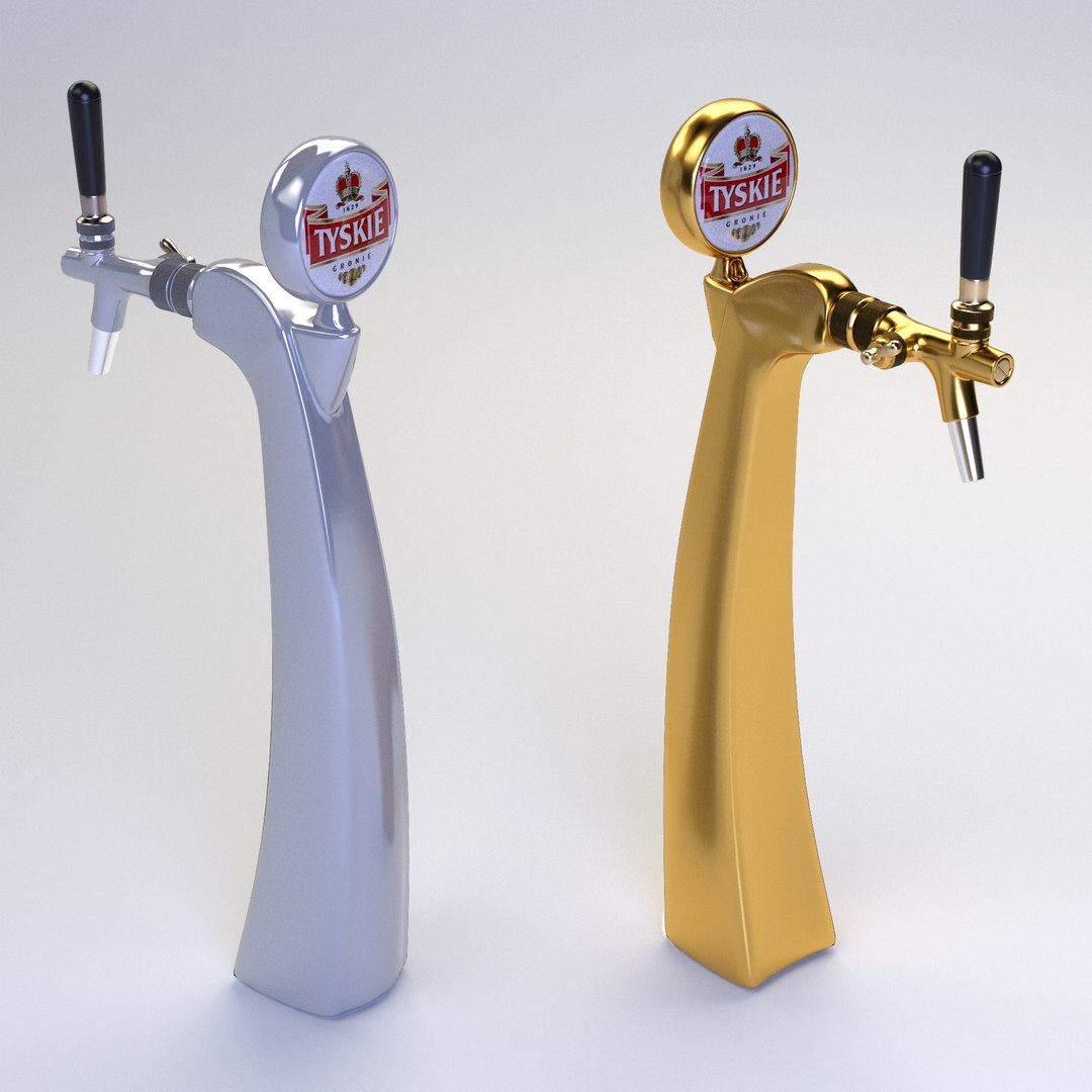 3d Beer Tower Model