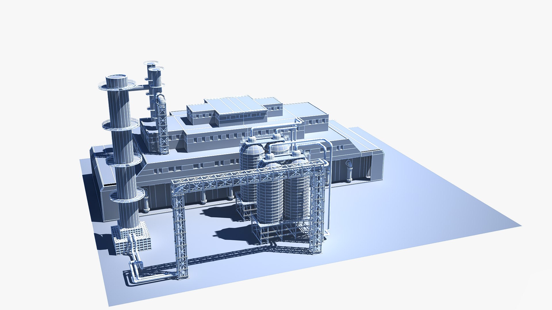 3D Factory Building 02 Model - TurboSquid 2008872