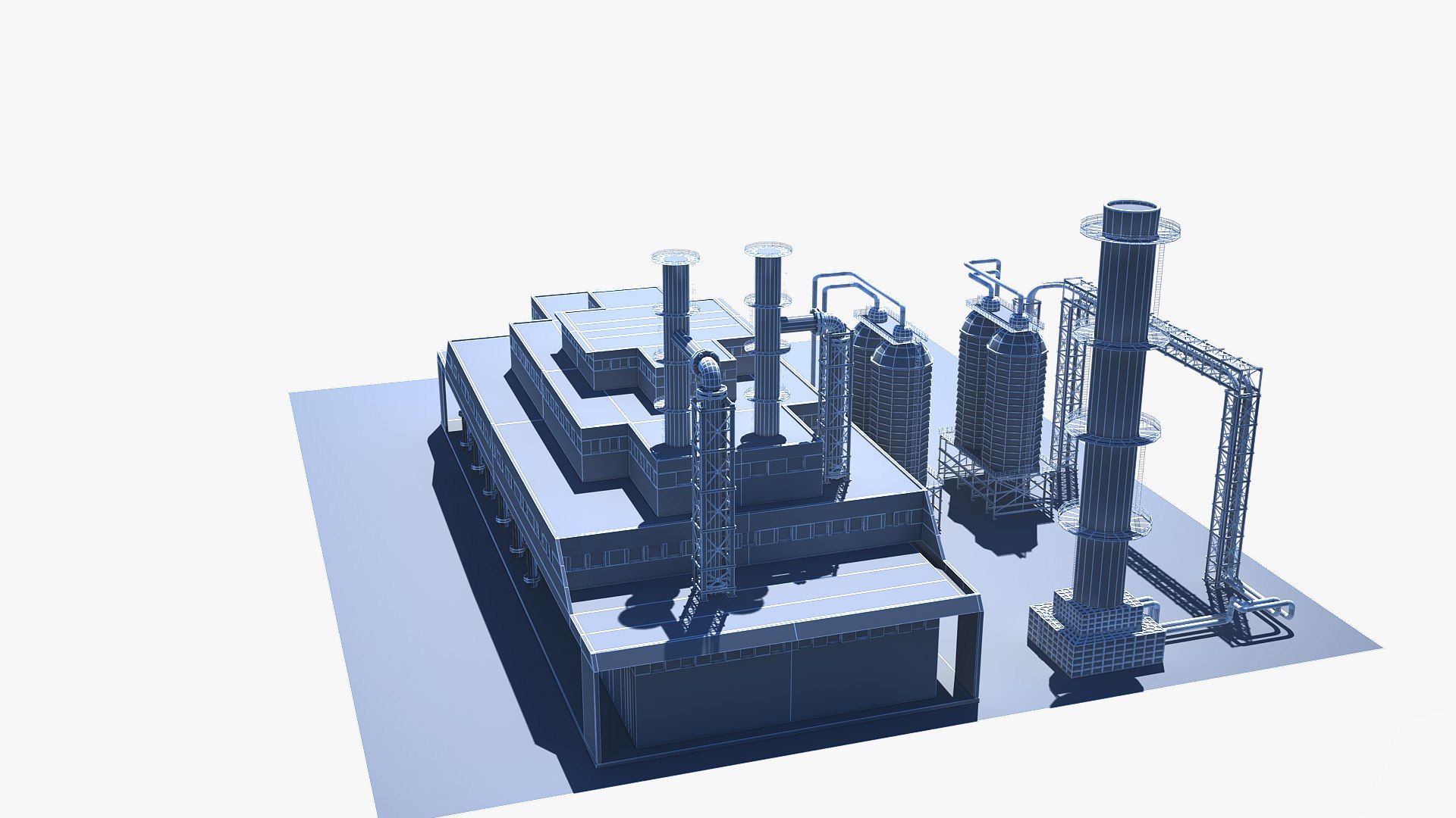 3D Factory Building 02 Model - TurboSquid 2008872