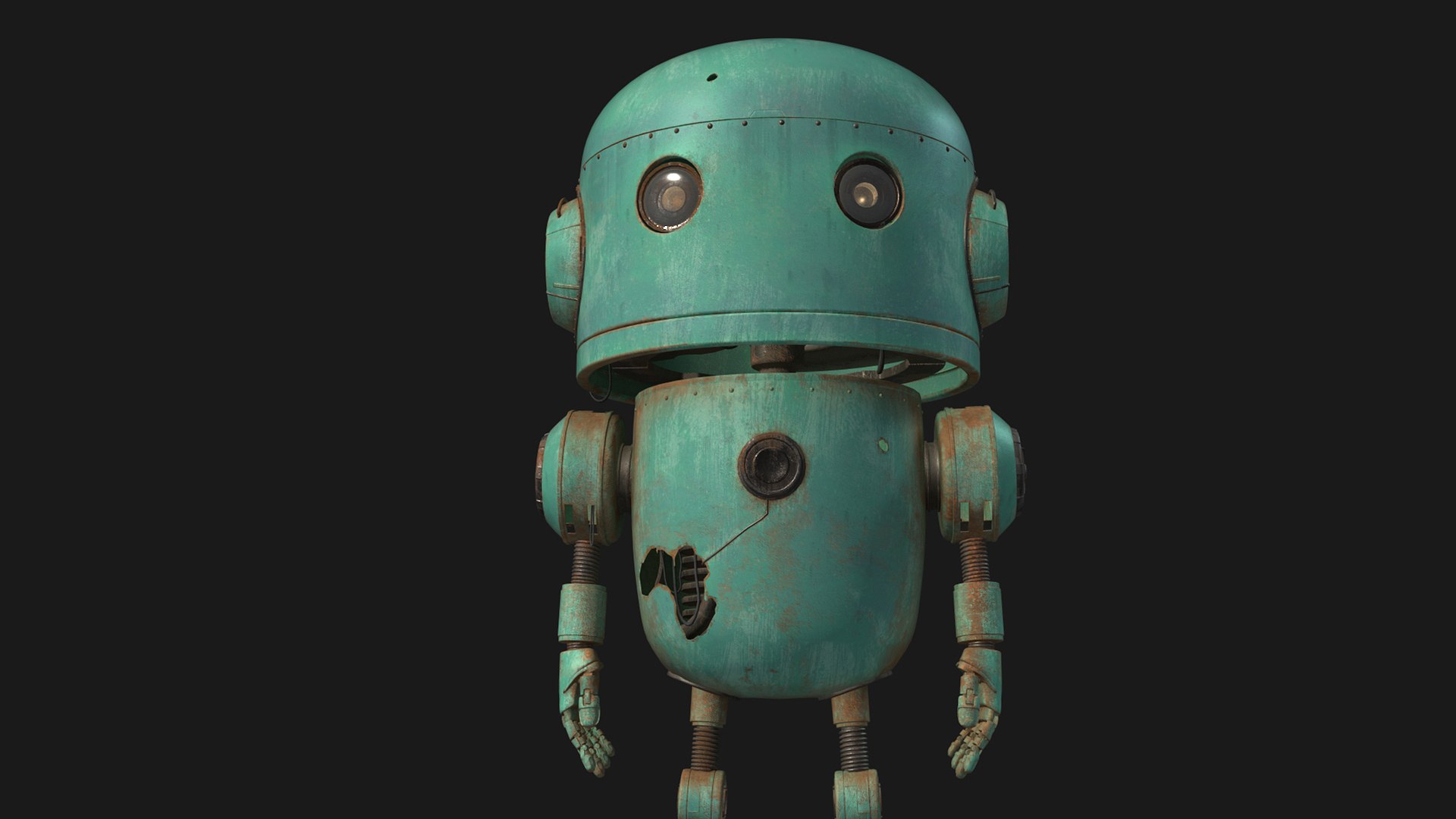 3D Rusty Robot 11 Model - TurboSquid 2373158