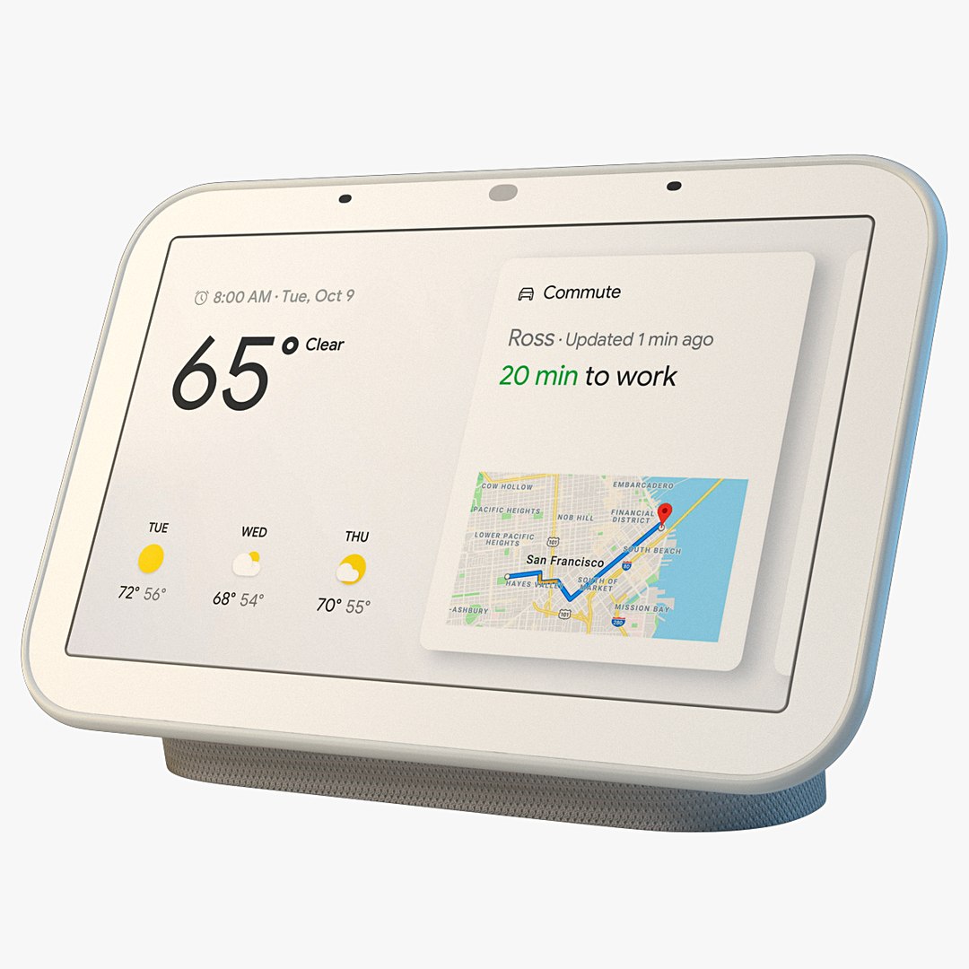 Google home hub 3D model - TurboSquid 1338922