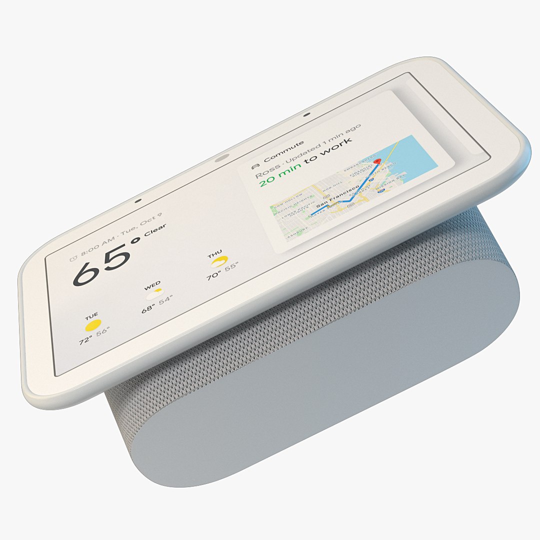 Google Home Hub 3D Model - TurboSquid 1338922