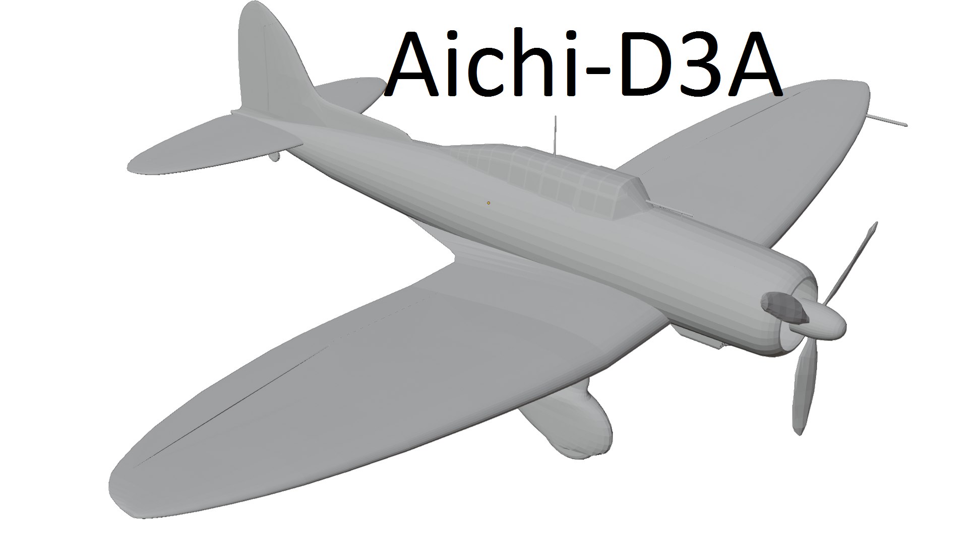 modelo 3d Aichi-D3A - TurboSquid 2100831