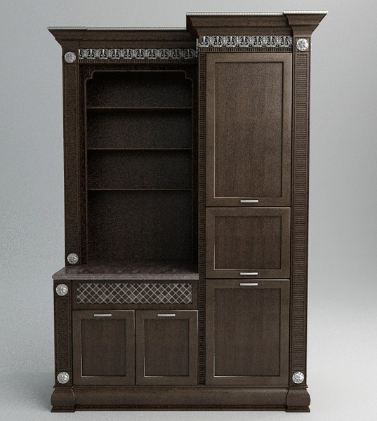 kitchen cabinet 3d max