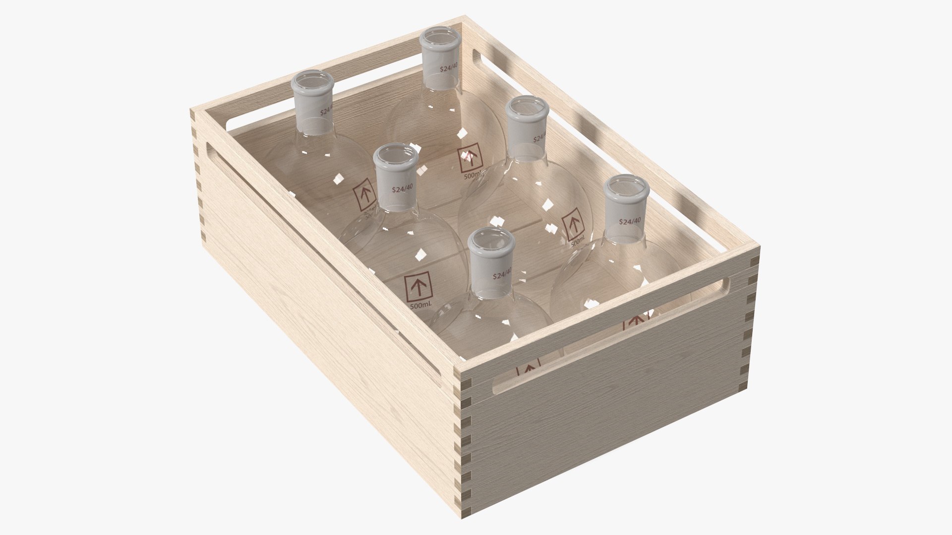 3D Stacking Crate With Flasks - TurboSquid 1925363
