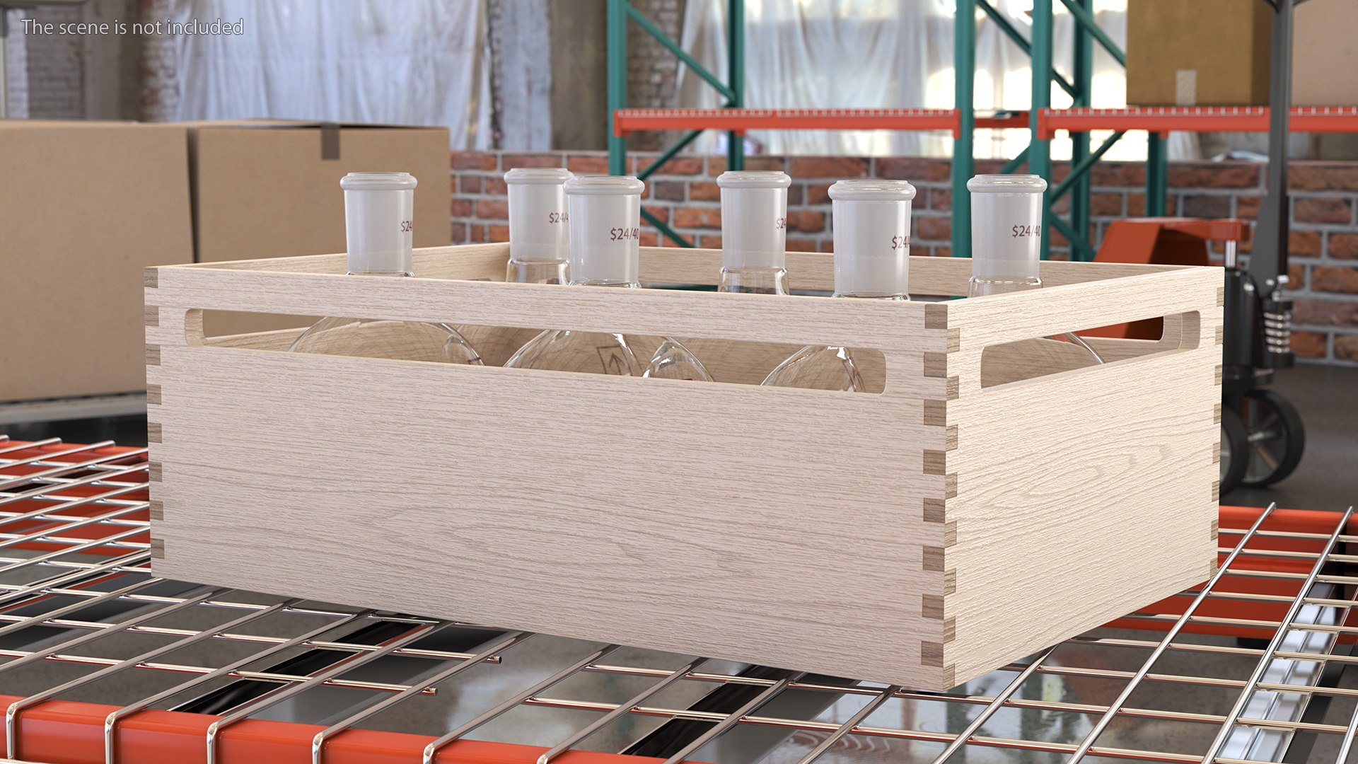 3D Stacking Crate With Flasks - TurboSquid 1925363