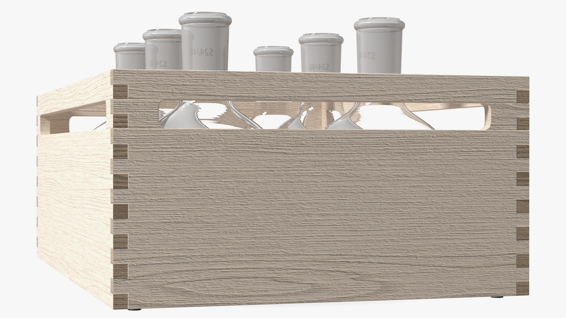 3D Stacking Crate With Flasks - TurboSquid 1925363