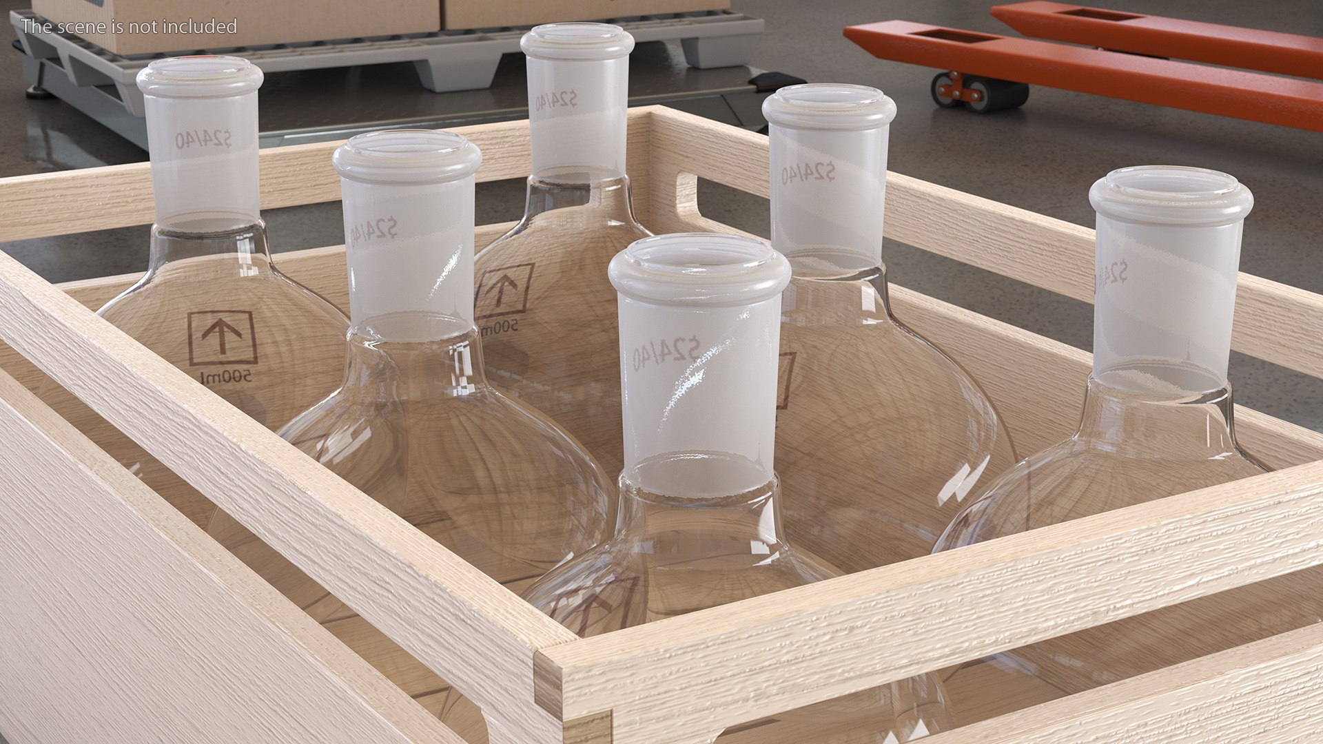 3D Stacking Crate With Flasks - TurboSquid 1925363