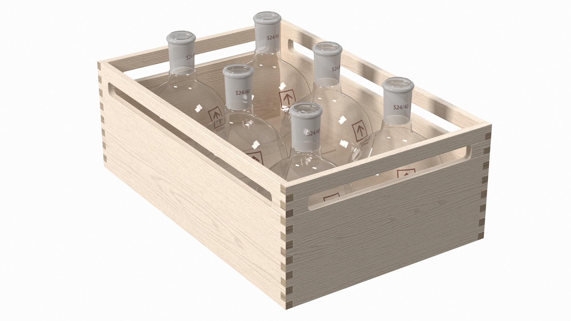 3D Stacking Crate With Flasks - TurboSquid 1925363