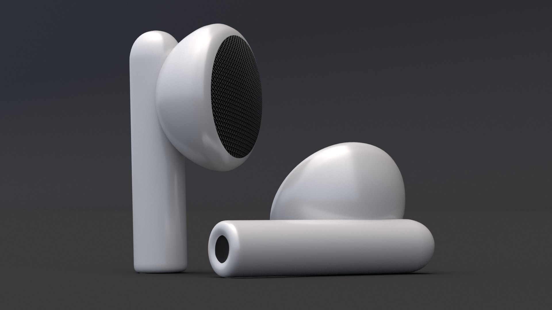 3D Earphones Earbuds Model - TurboSquid 1969744