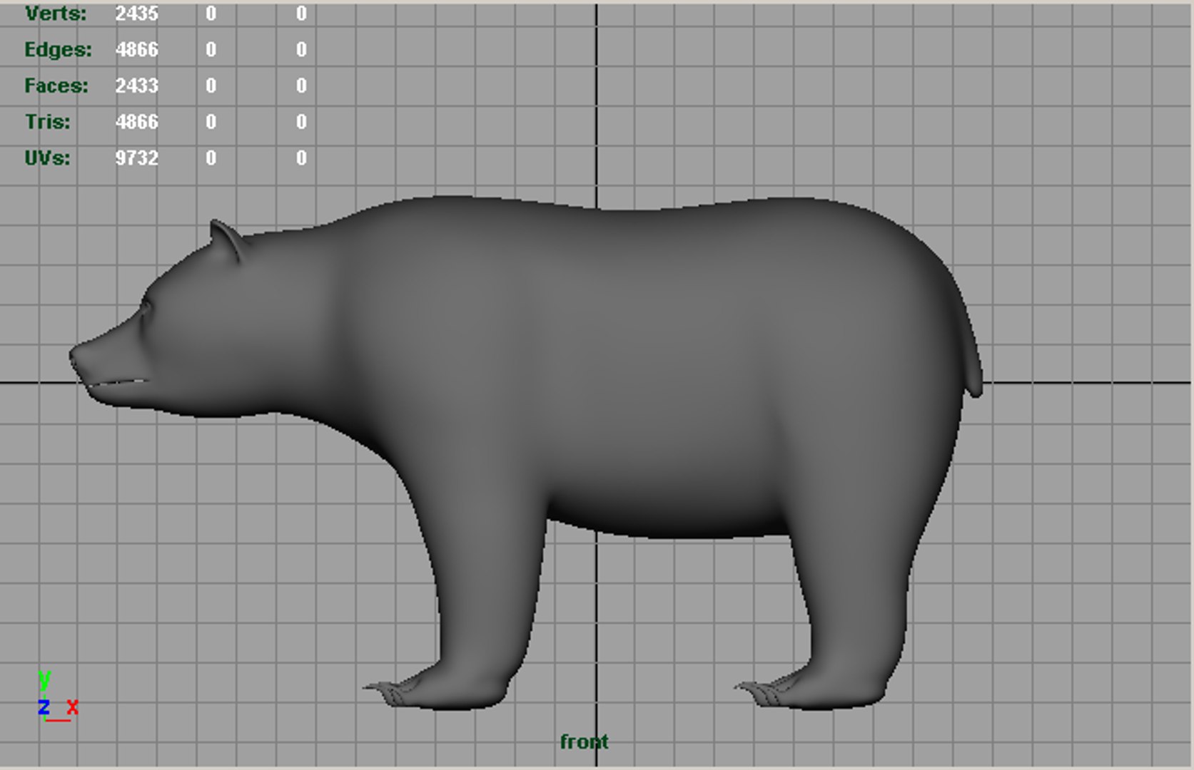 3d Model Of Bear