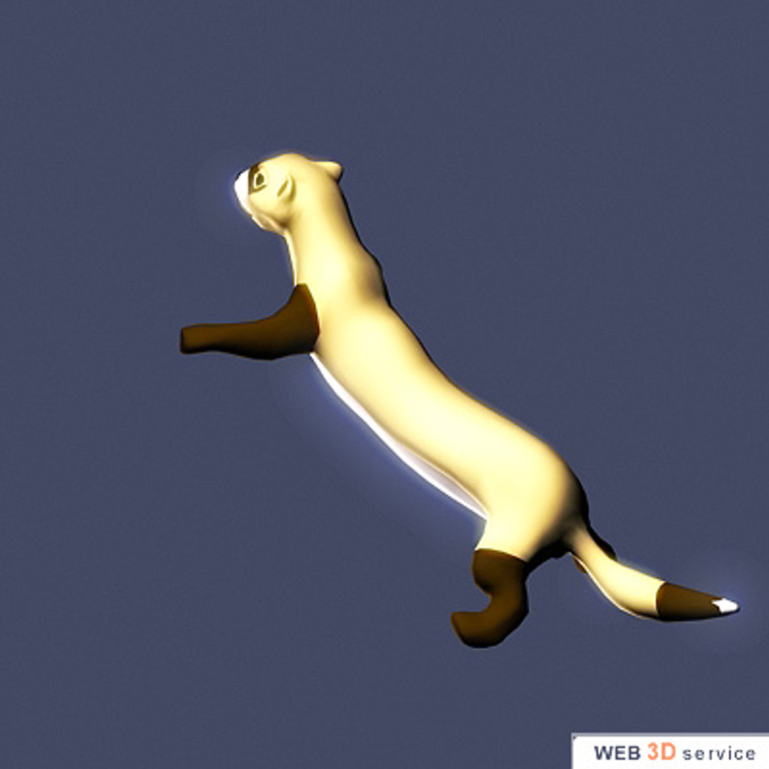 ferret animation 3d max
