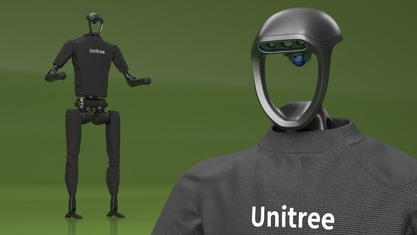 3D модель Человекоподобный робот Unitree H1 - TurboSquid 2320283