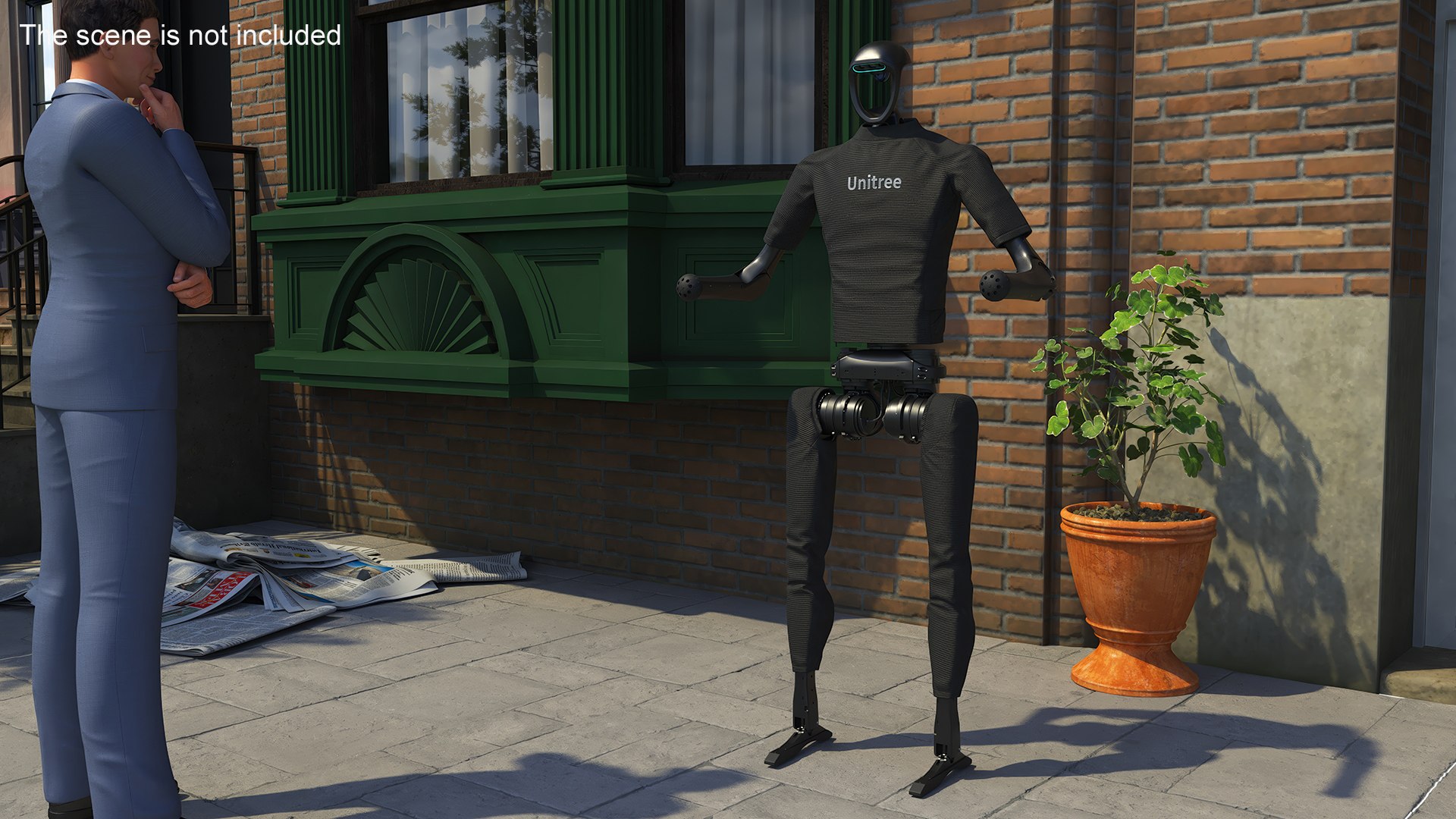 Unitree H1 Humanoid Robot 3D Model - TurboSquid 2320283