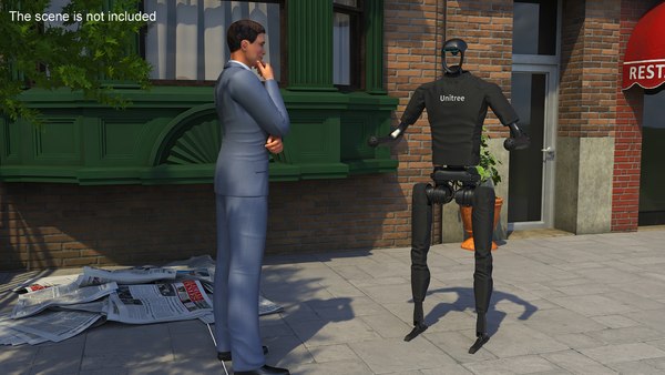 modelo 3d Robot humanoide Unitree H1 - TurboSquid 2320283