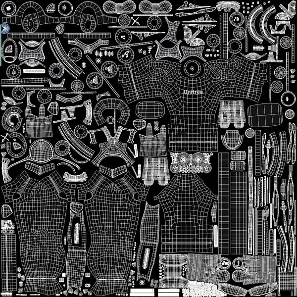 3D модель Человекоподобный робот Unitree H1 - TurboSquid 2320283