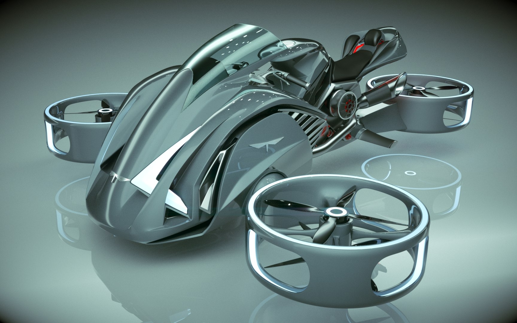 T Copter Bike 5 In 1 Collection 02 3D Model - TurboSquid 1986894