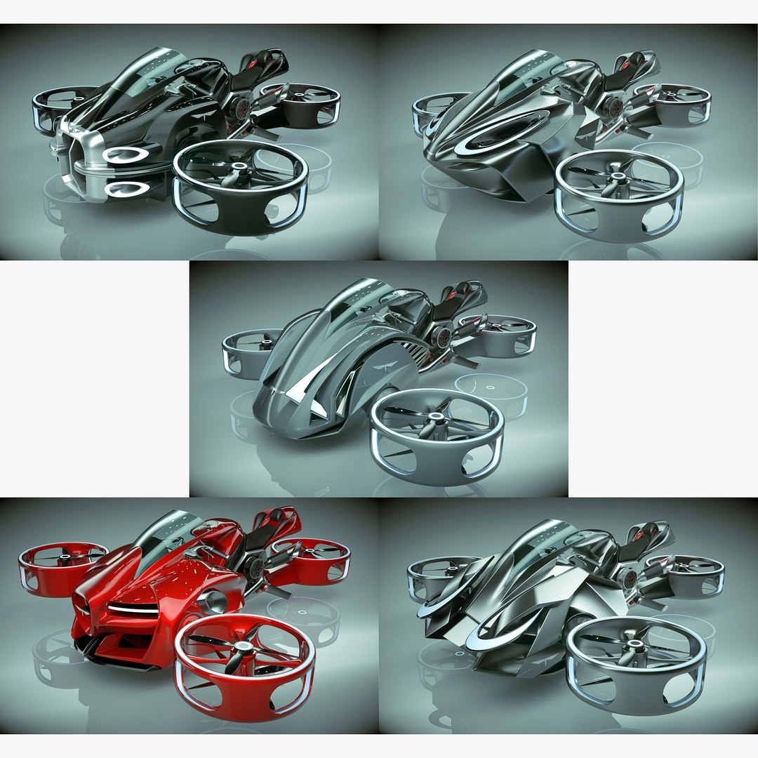 T Copter Bike 5 in 1 Collection 023Dモデル - TurboSquid 1986894