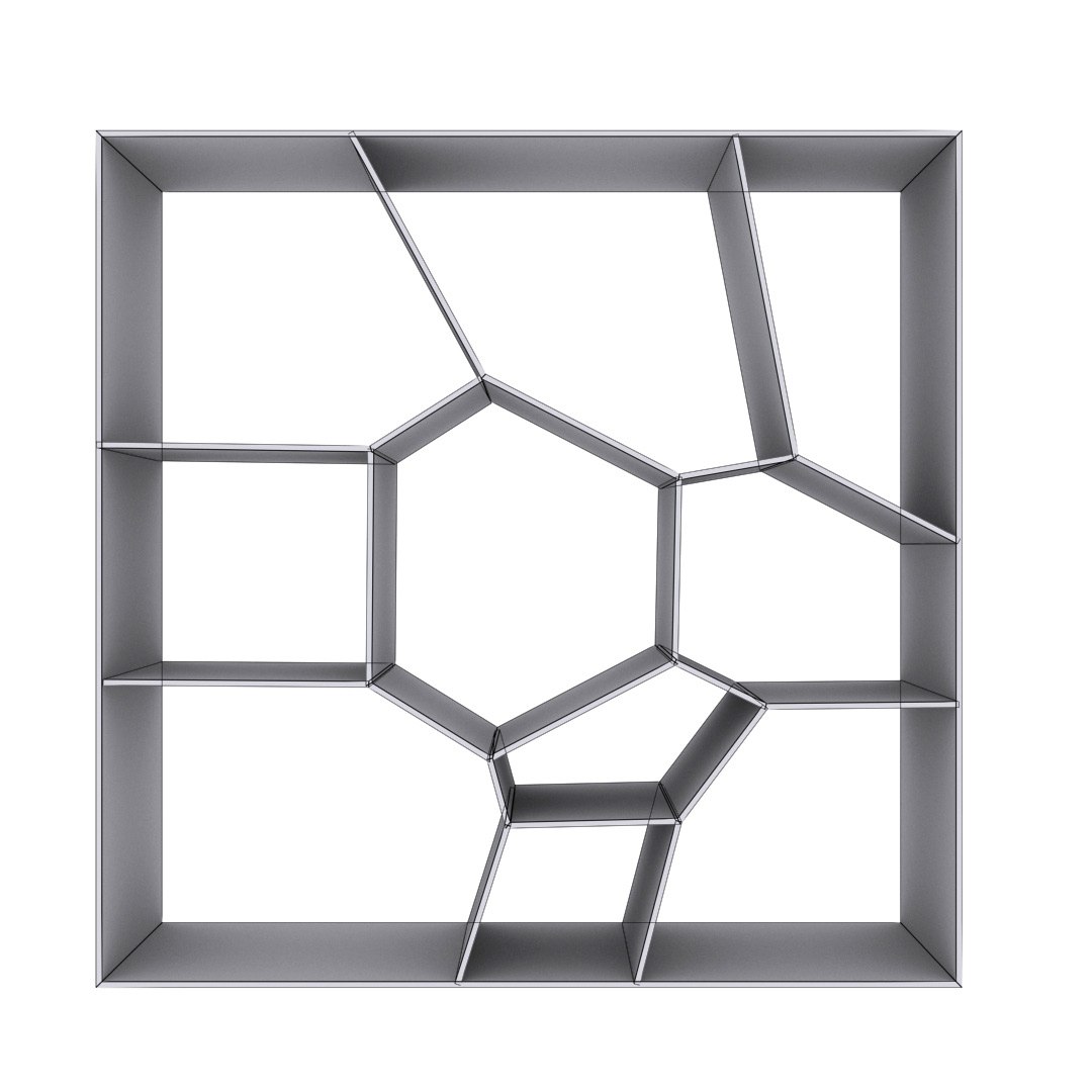 furniture wallshelf games 3d model