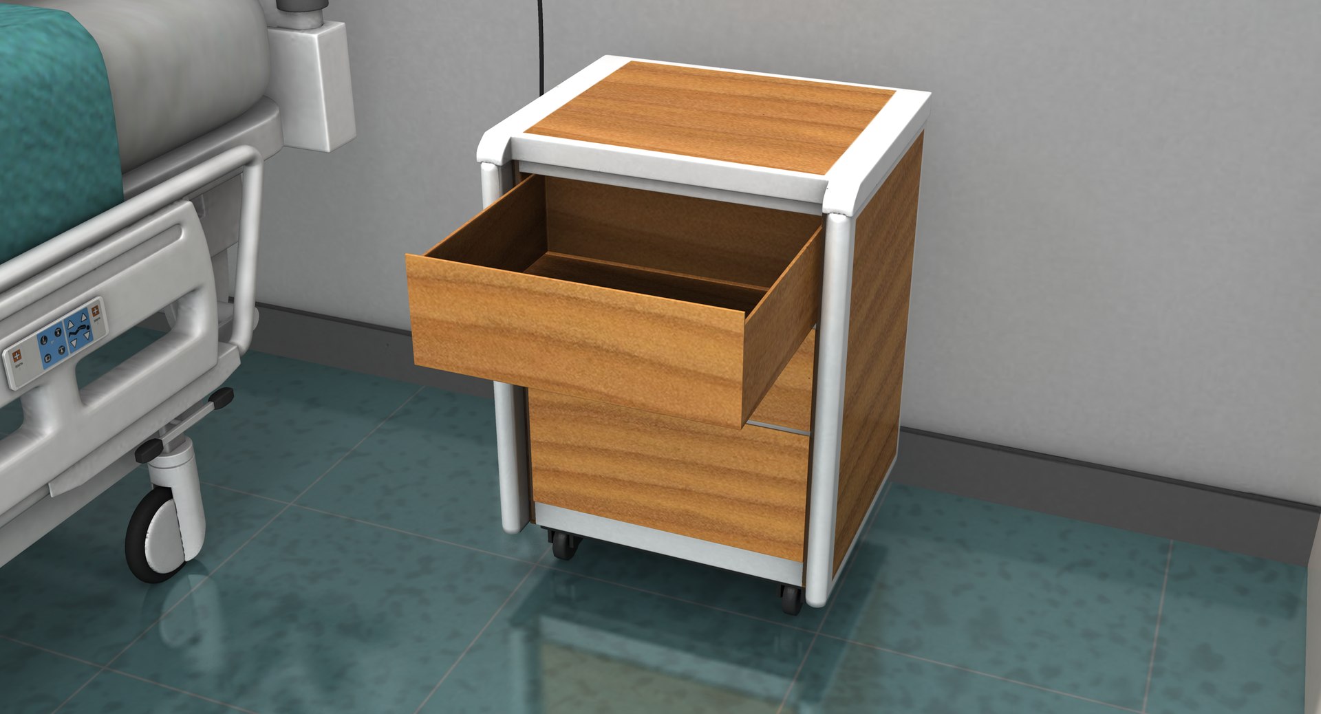 children s hospital room obj