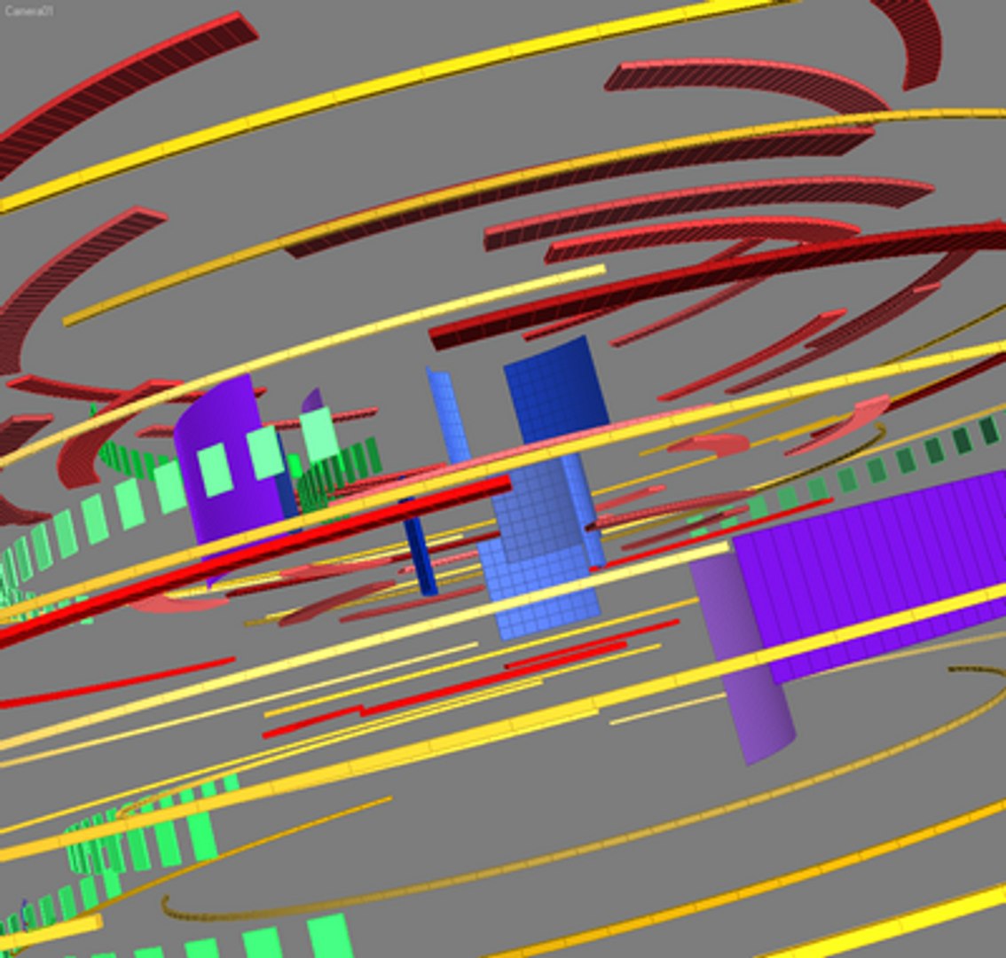 abstract background loop 3d model