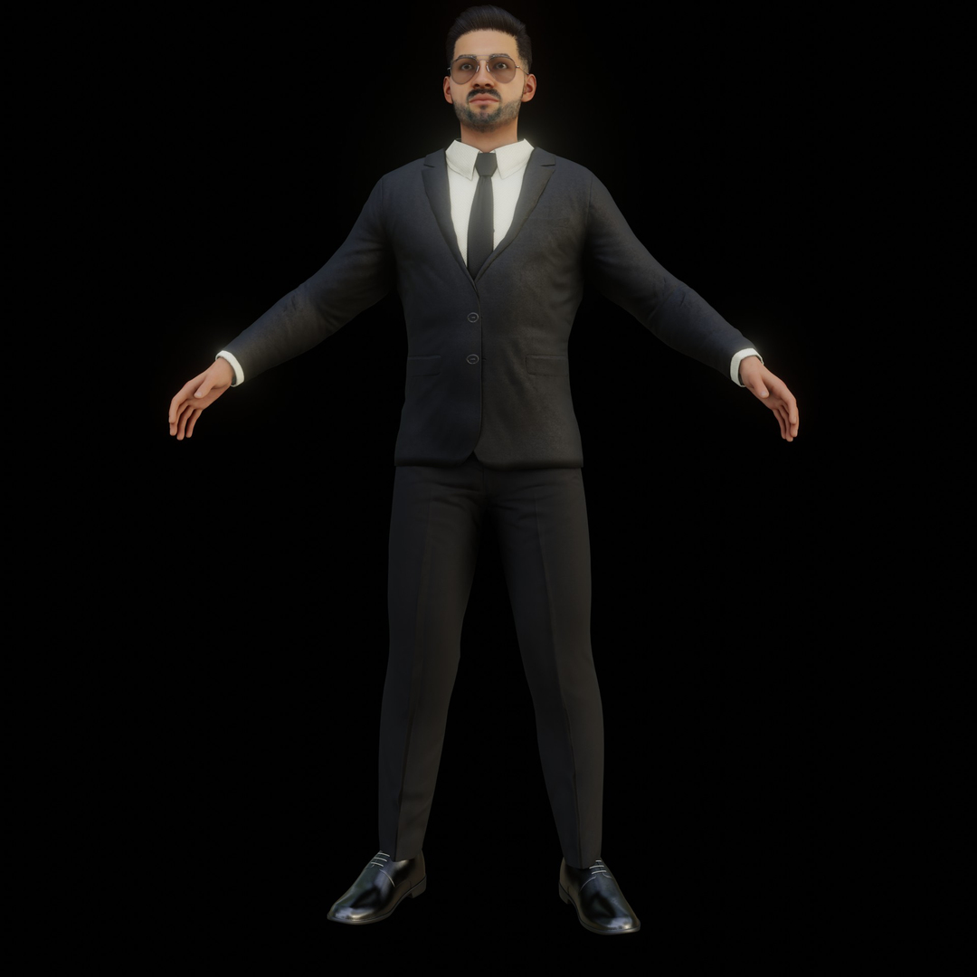 Suit Man model - TurboSquid 1933507