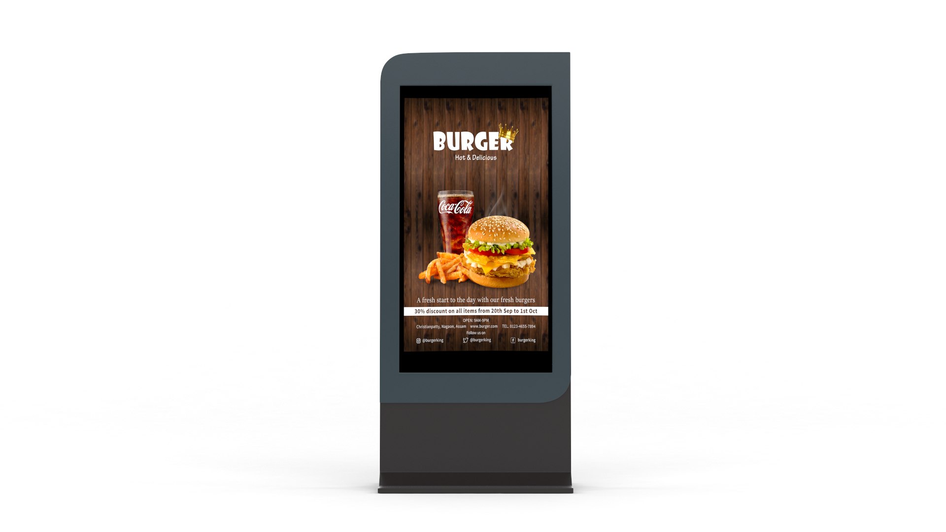 3D Electronic Kiosk Model - TurboSquid 2212487