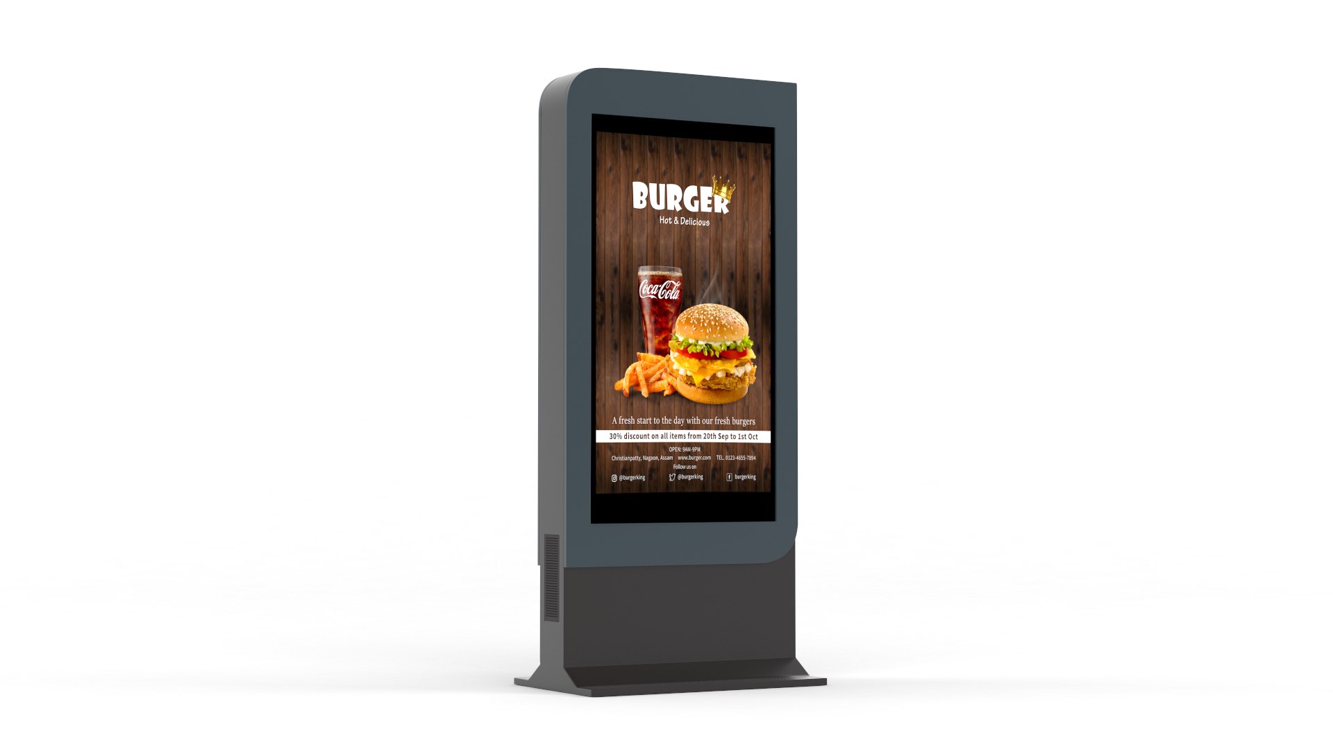 3D Electronic Kiosk Model - TurboSquid 2212487