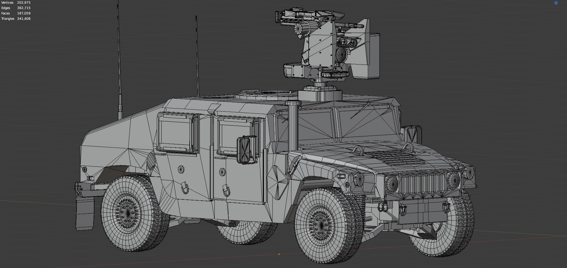 3D Humvee Crows - TurboSquid 1657517