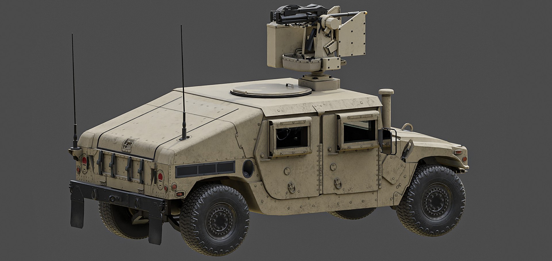 3D Humvee Crows - TurboSquid 1657517