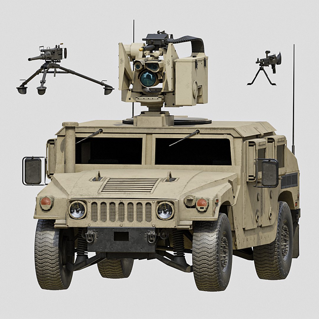 3D Humvee Crows - TurboSquid 1657517