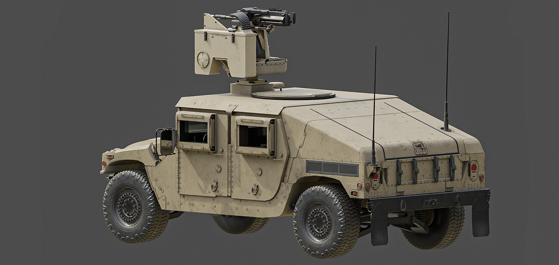 3D Humvee Crows - TurboSquid 1657517