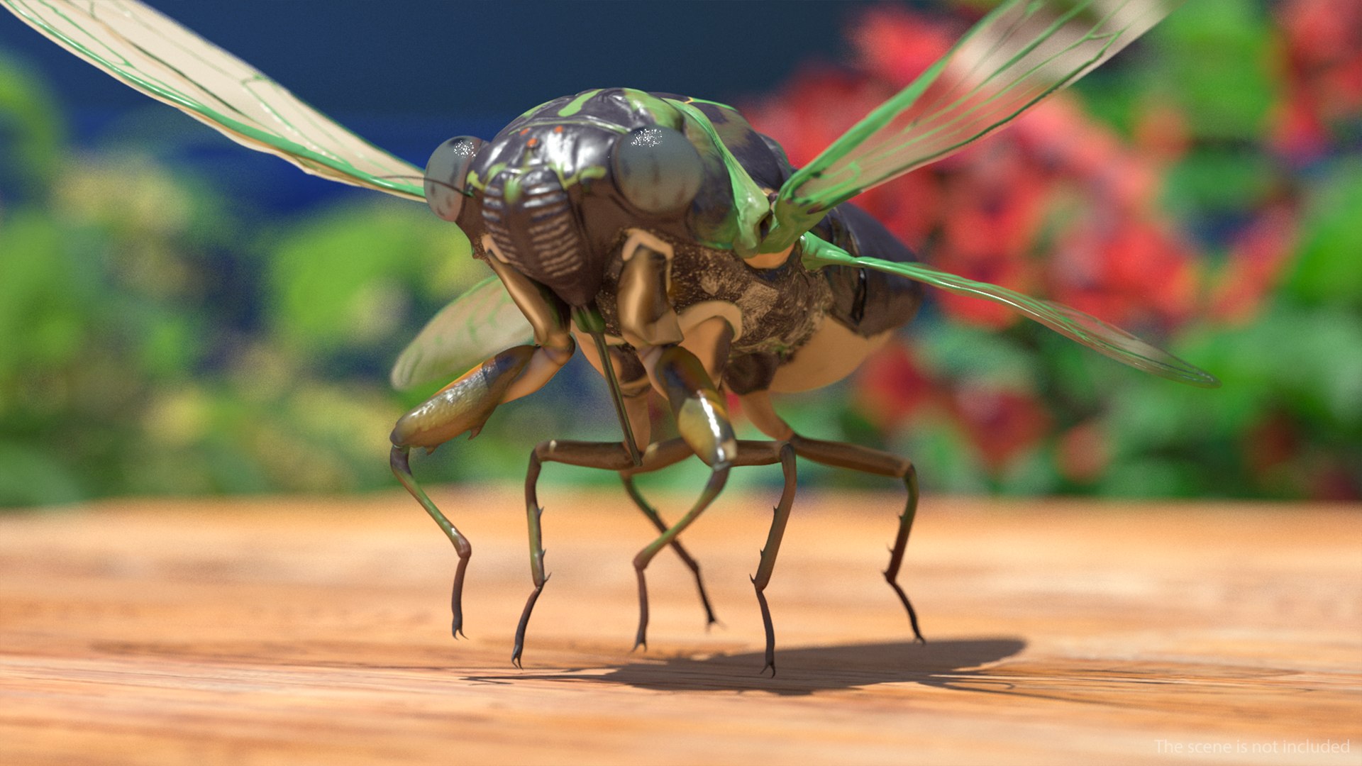 Cicada Rigged For Cinema 4D 3D Model - TurboSquid 2060312