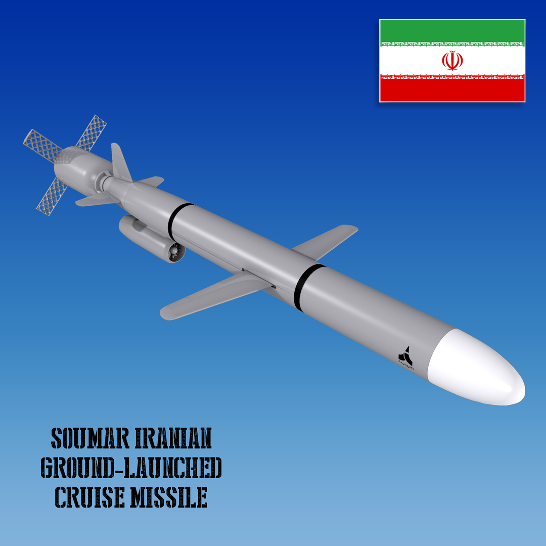 Soumar iranische bodengestützte Marschflugkörper 3D-Modell - TurboSquid ...