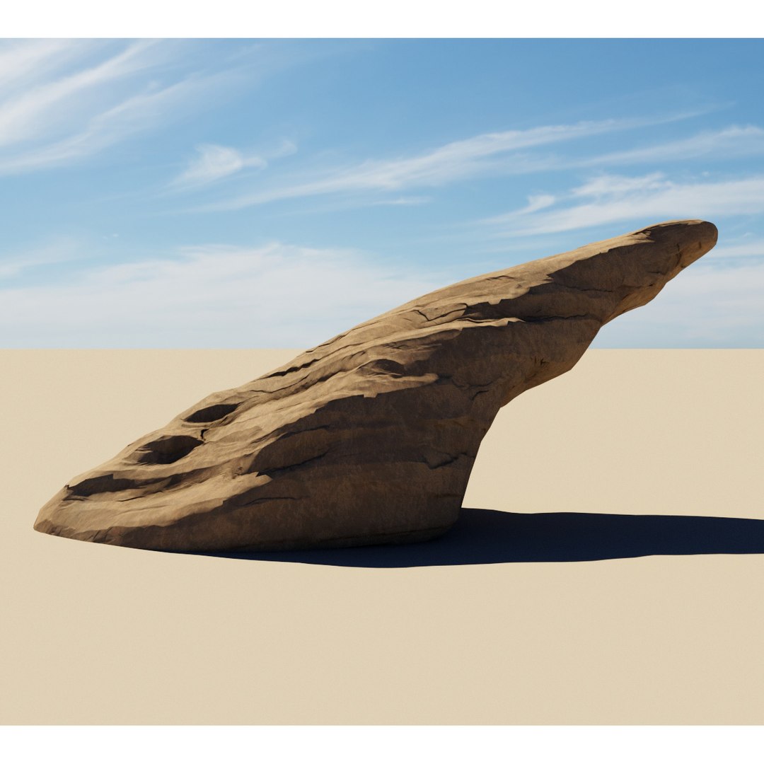 3D Rock Desert Alien Model - TurboSquid 1662723