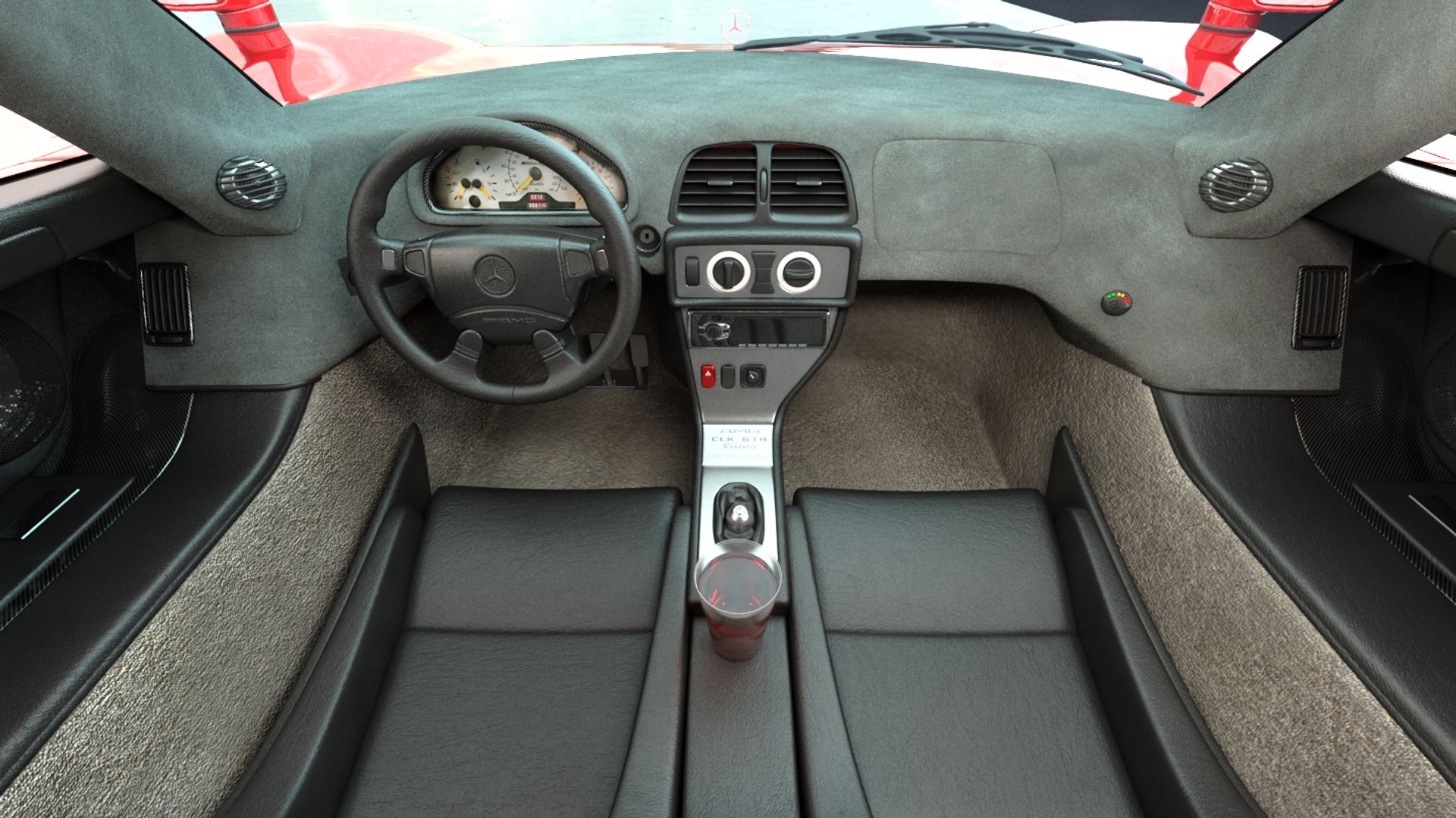 Mercedes-benz Clk-gtr 1997 3d Model