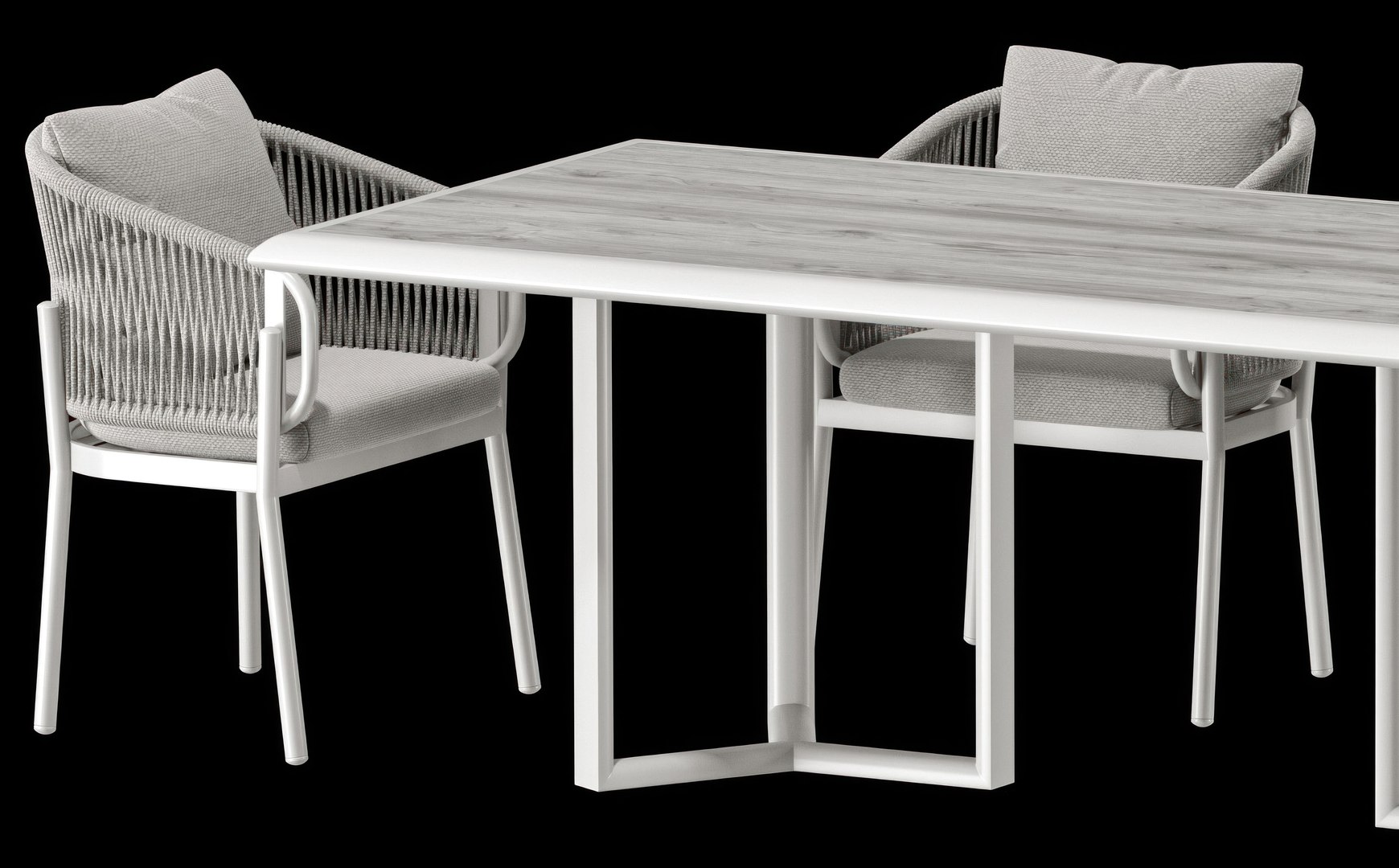 3D Sette Garden Dom Table And Chair - TurboSquid 2132602