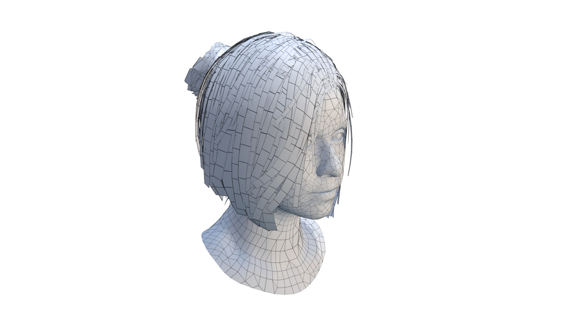 3D Model 3D Realistic Woman Head Model - TurboSquid 2315637