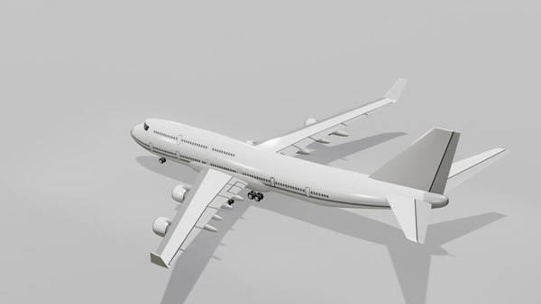 modelo 3d Boeing 747 generick white - TurboSquid 2035221